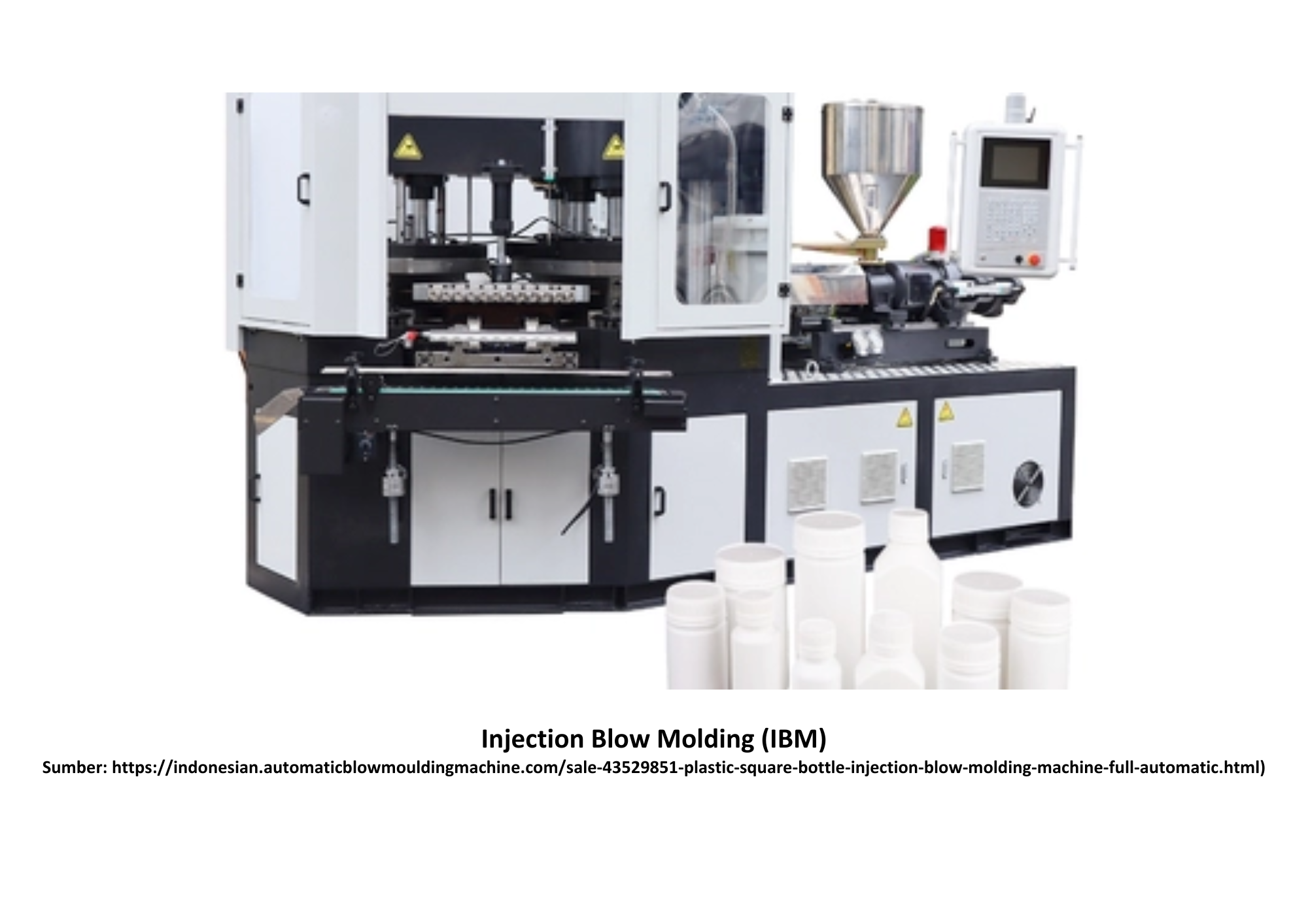 Produksi Botol Kemasan dengan Mesin Injection Blow Molding - Medion Plastic